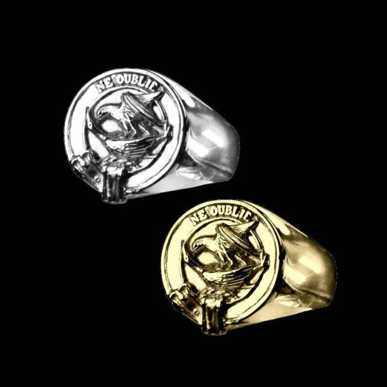 Clan Graham Crest Men's Signet Ring - Etsy