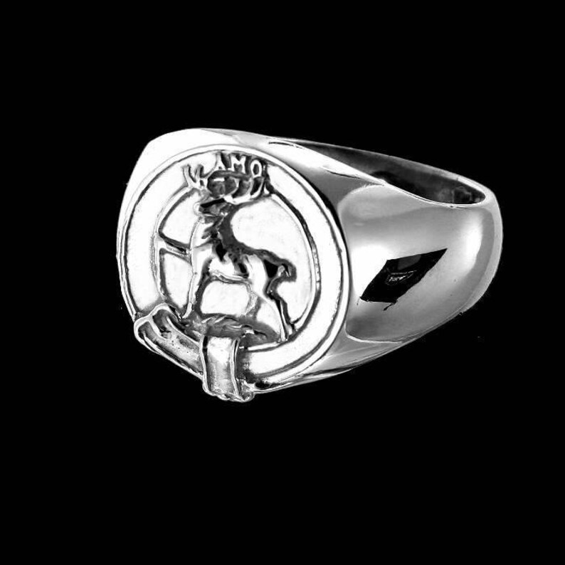 Clan Scott Crest Men's Signet Ring - Etsy