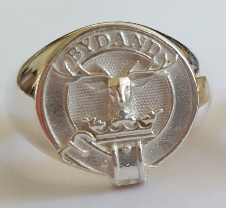 Gordon Clan Crest Signet Ring Silver or Gold - Etsy