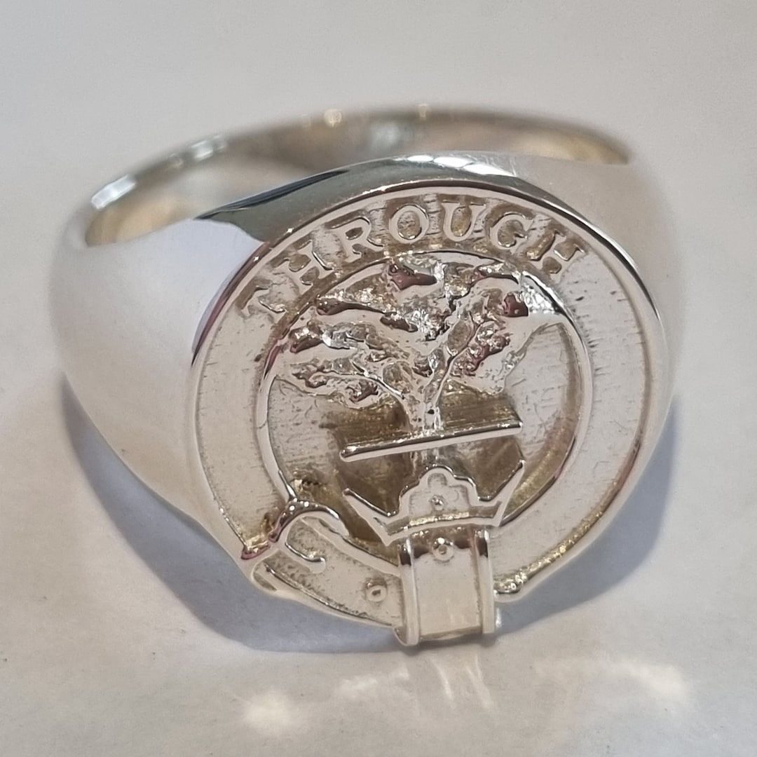 Hamilton Clan Crest Signet Ring Silver or Gold - Etsy