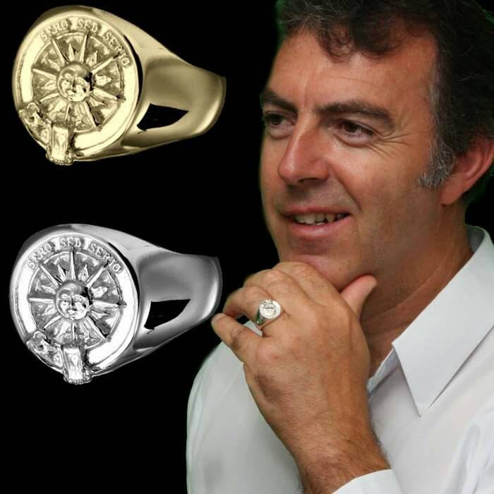 Clan Kerr Crest Men's Signet Ring - Etsy