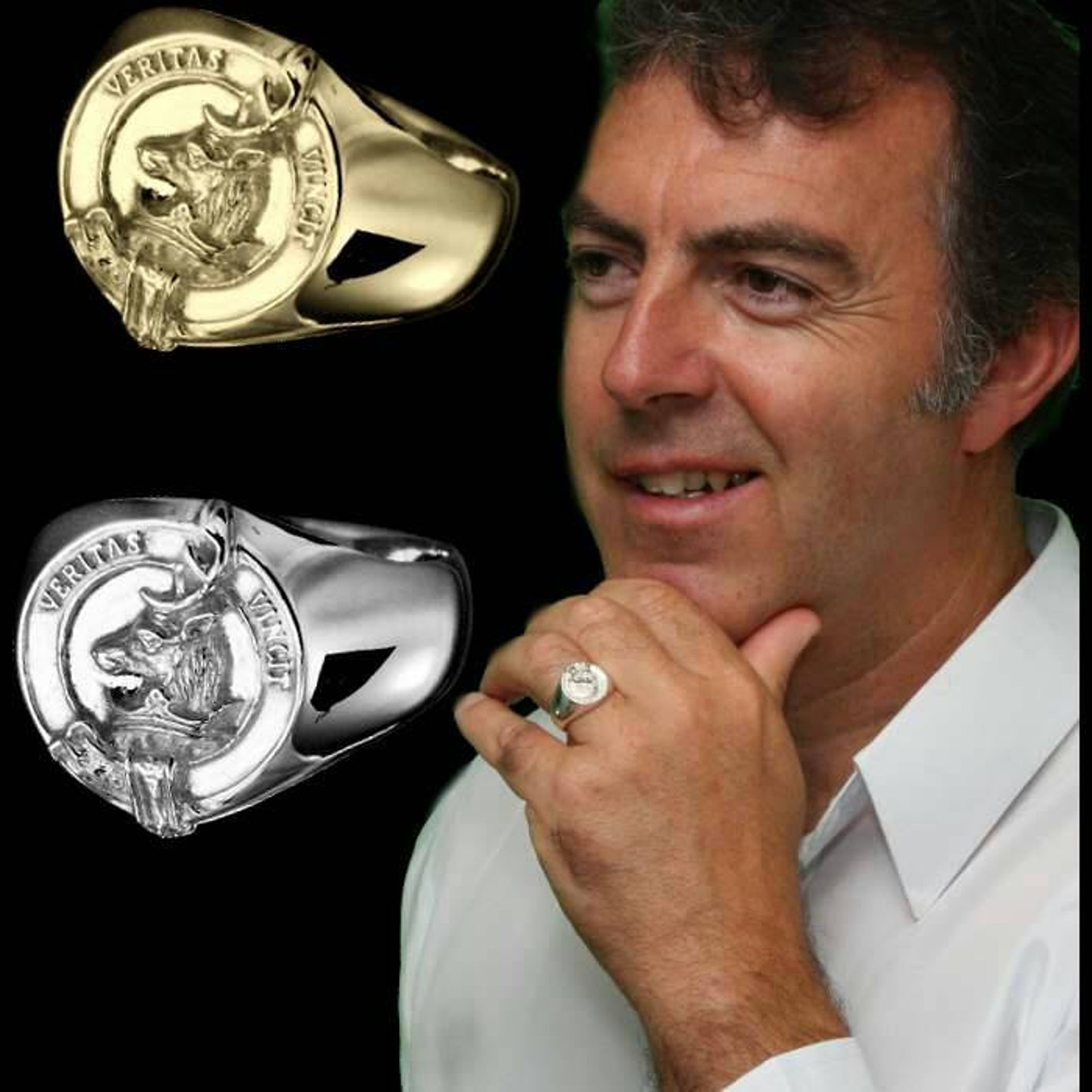 Clan Keith Crest Men's Signet Ring - Etsy