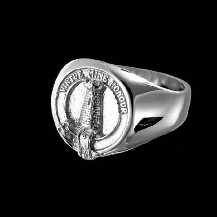 Clan Maclean Crest Mens Signet Ring Etsy