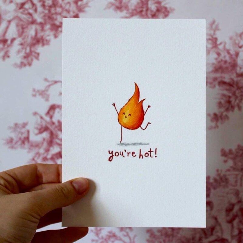 Hand Drawn Birthday Cards - Etsy