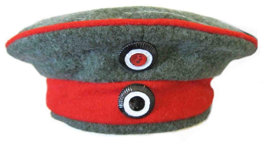 WW1 German Field Cap Prussian M1907 Kratzchen WWI M&G Gompertz Grey ...