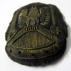 WW2 Polish RAF Officer Cap Hat Badge Poland Bullion Polska Czapka ...