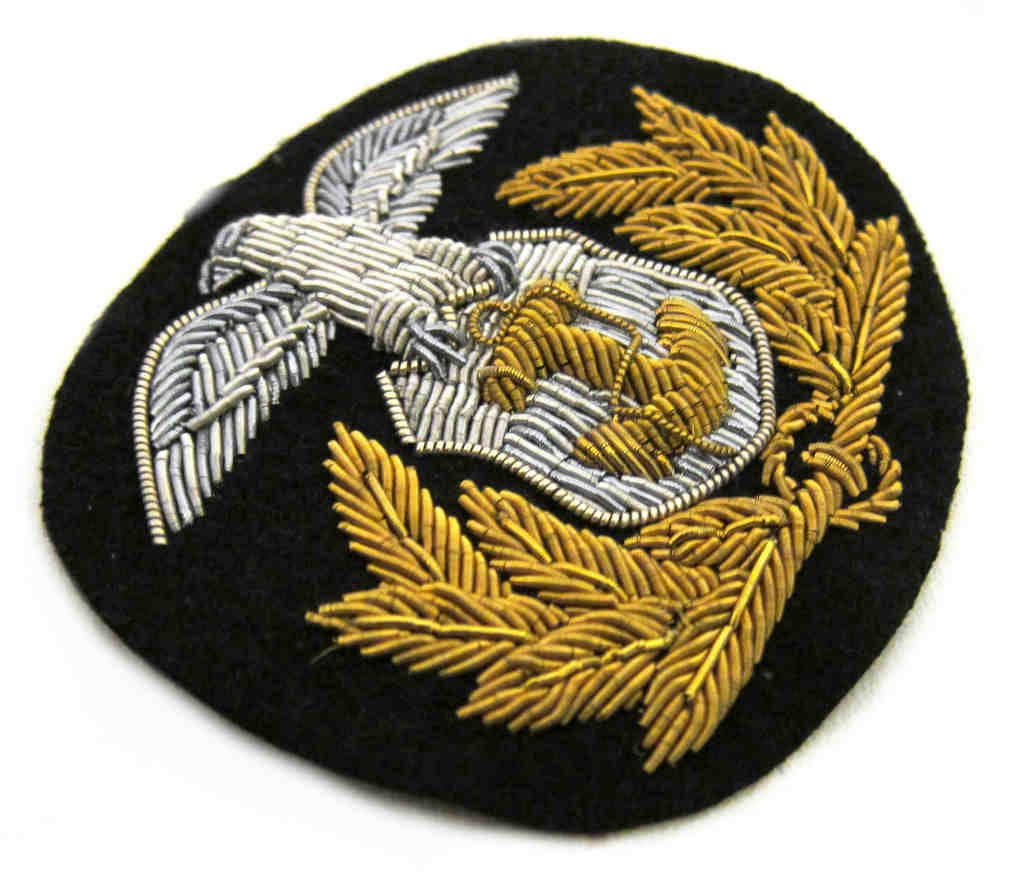 US Merchant Marine Officers Cap Badge WW2 1943 to Current Period. WWII ...