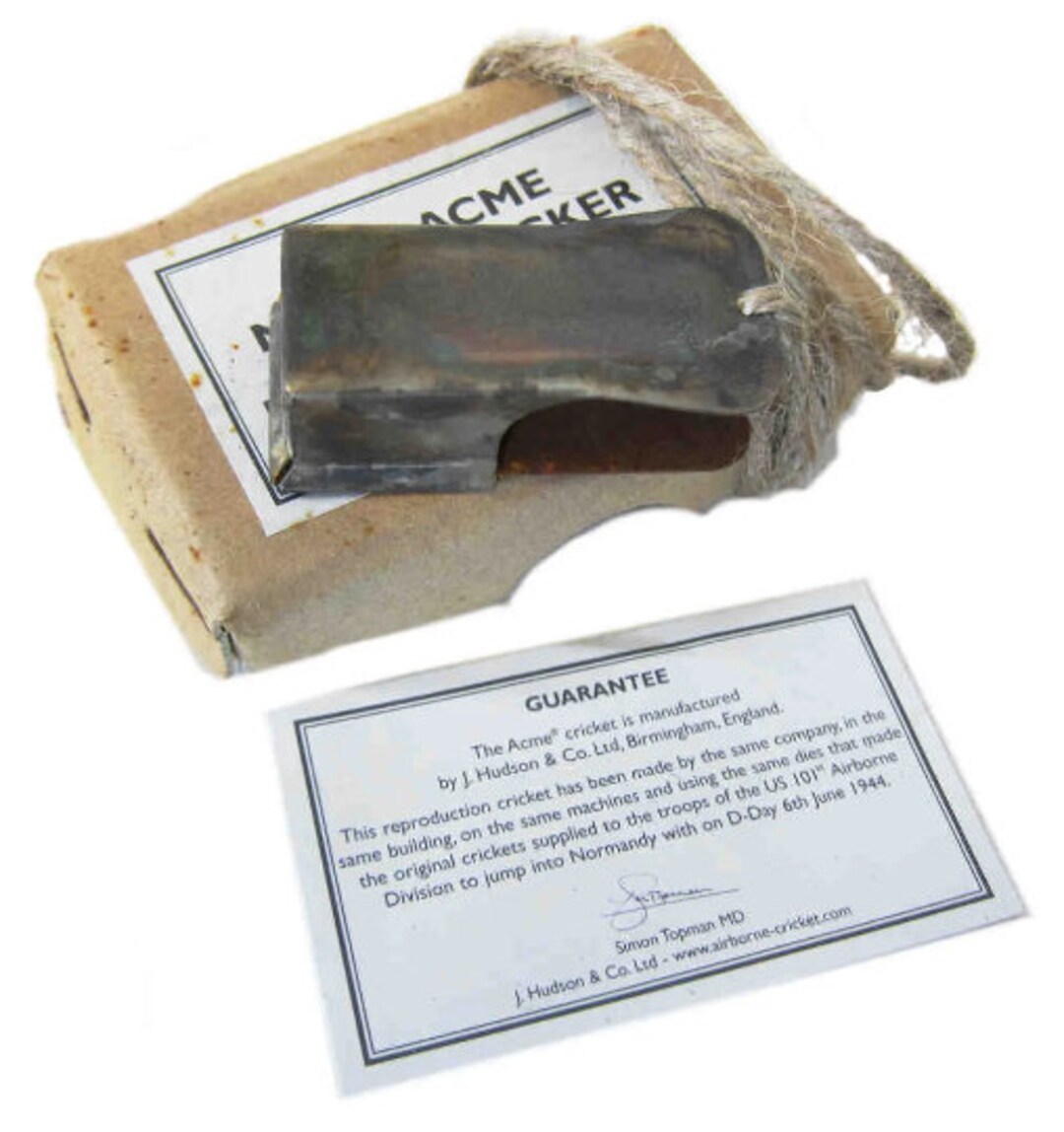 Airborne Cricket Paratrooper WW2 Clicker US Army USA D-day Normandy Wk2 ...