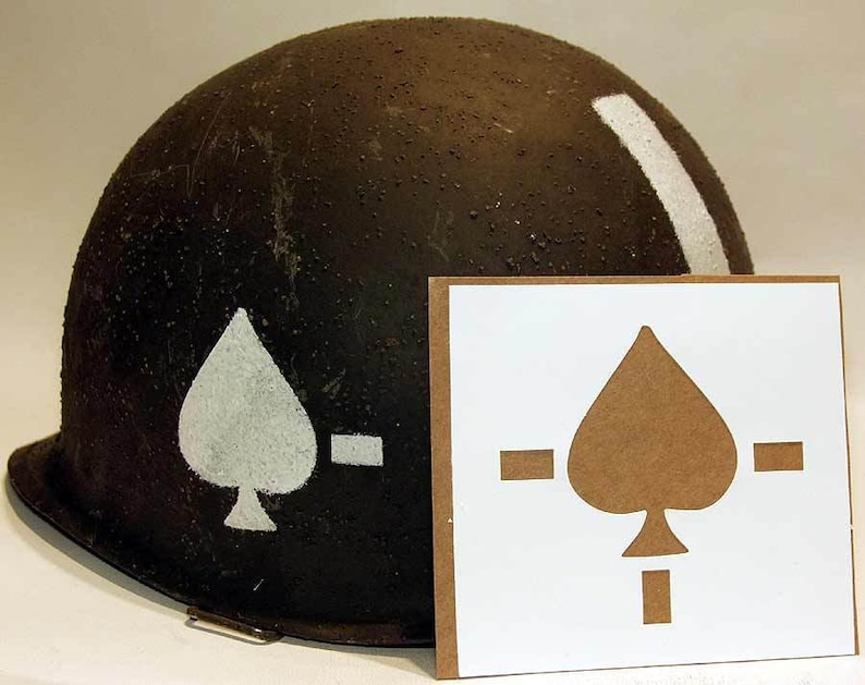 US Helmet Stencil 506th PIR 101st Airborne Early Ww2 Template Wwii USA ...