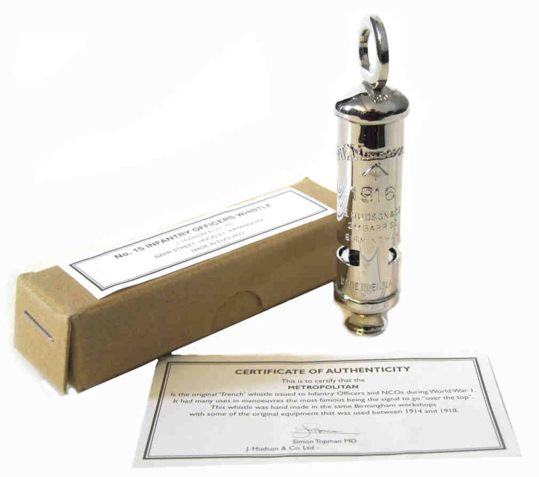 WW1 Whistle Army RAF RFC Signalling Metropolitan Wwi NEW Acme Nickel ...