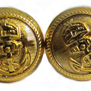 WW1 Cap Buttons Imperial German Navy Officers & U-boat Kaiserliche ...