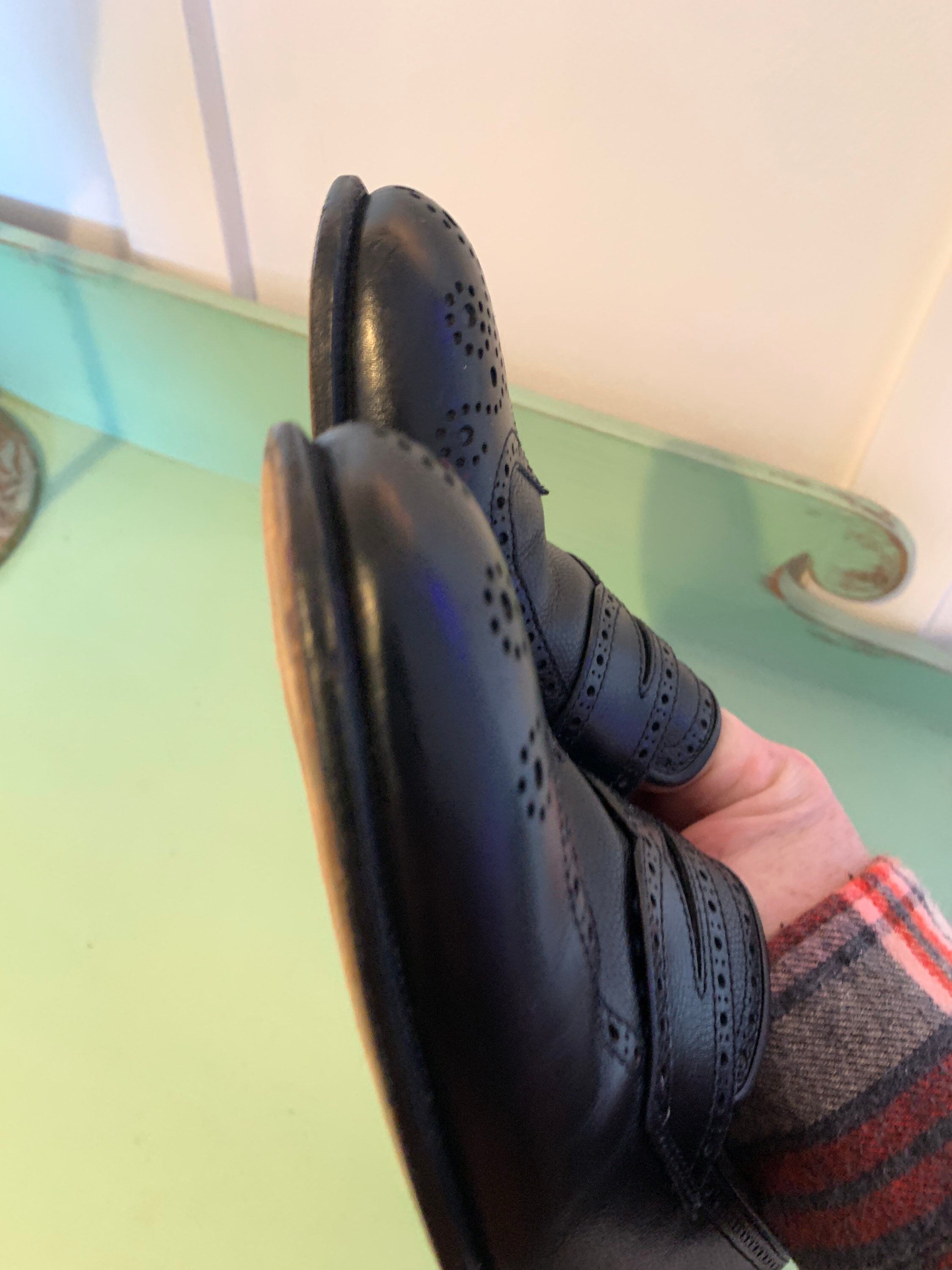 Vintage Gucci Shoes Leather Black Wingtips Slip on Loafers - Etsy