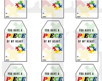 You Have A Piece of My Heart - Puzzle Piece - Autism Awareness - Gift ...