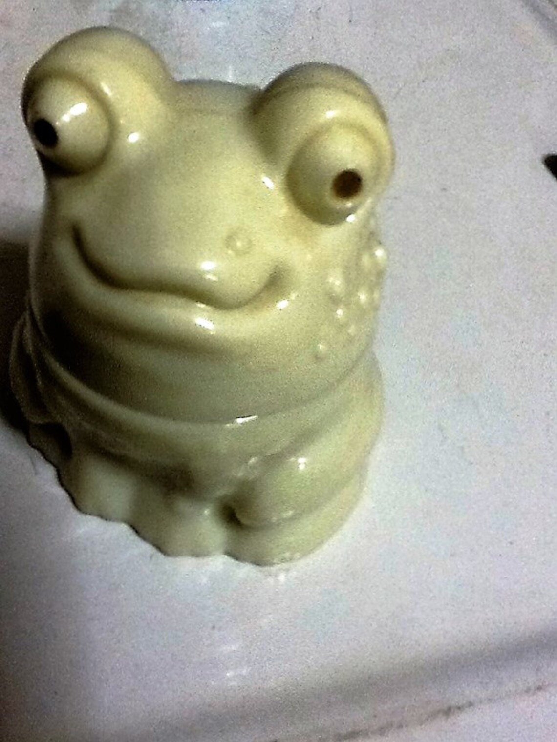 AVON Enchanted Frog Milk Glass Frog - Etsy
