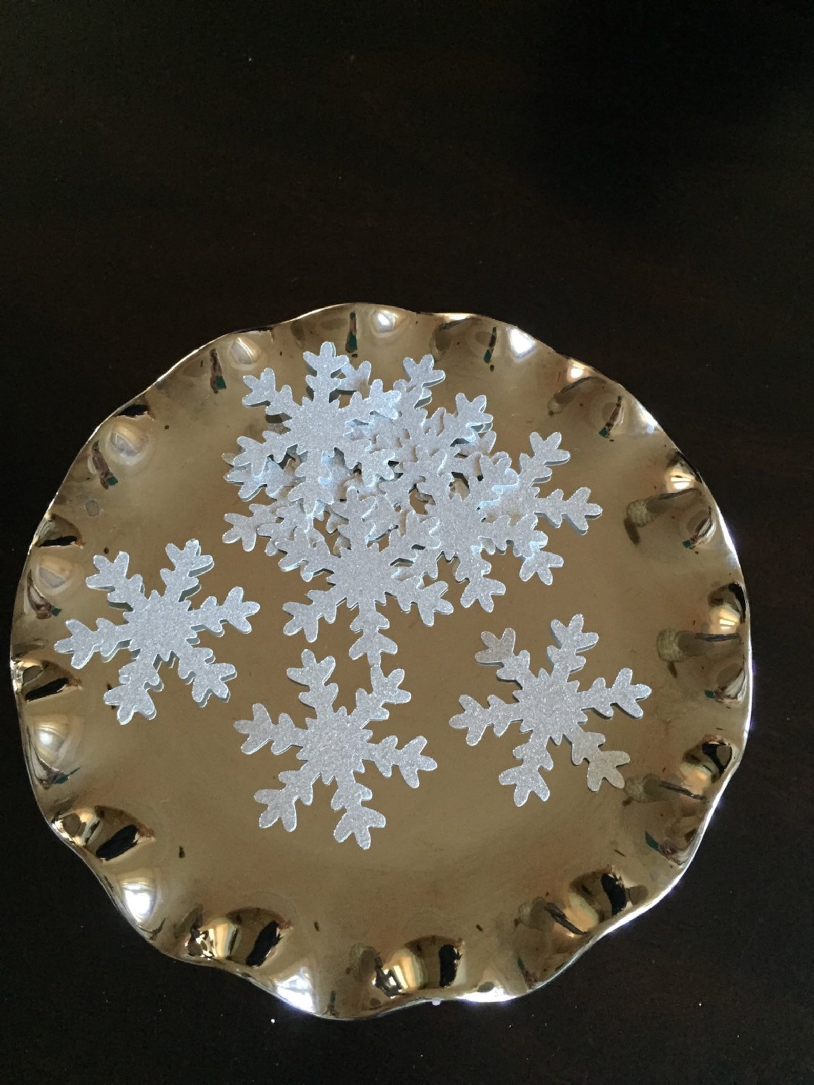 Large Glitter Snowflake Table Confetti 25CT Winter Onederland - Etsy