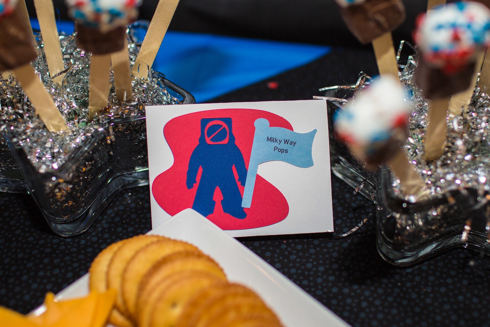 Astronaut Party Food Labels Space Party Food Labels Outer - Etsy