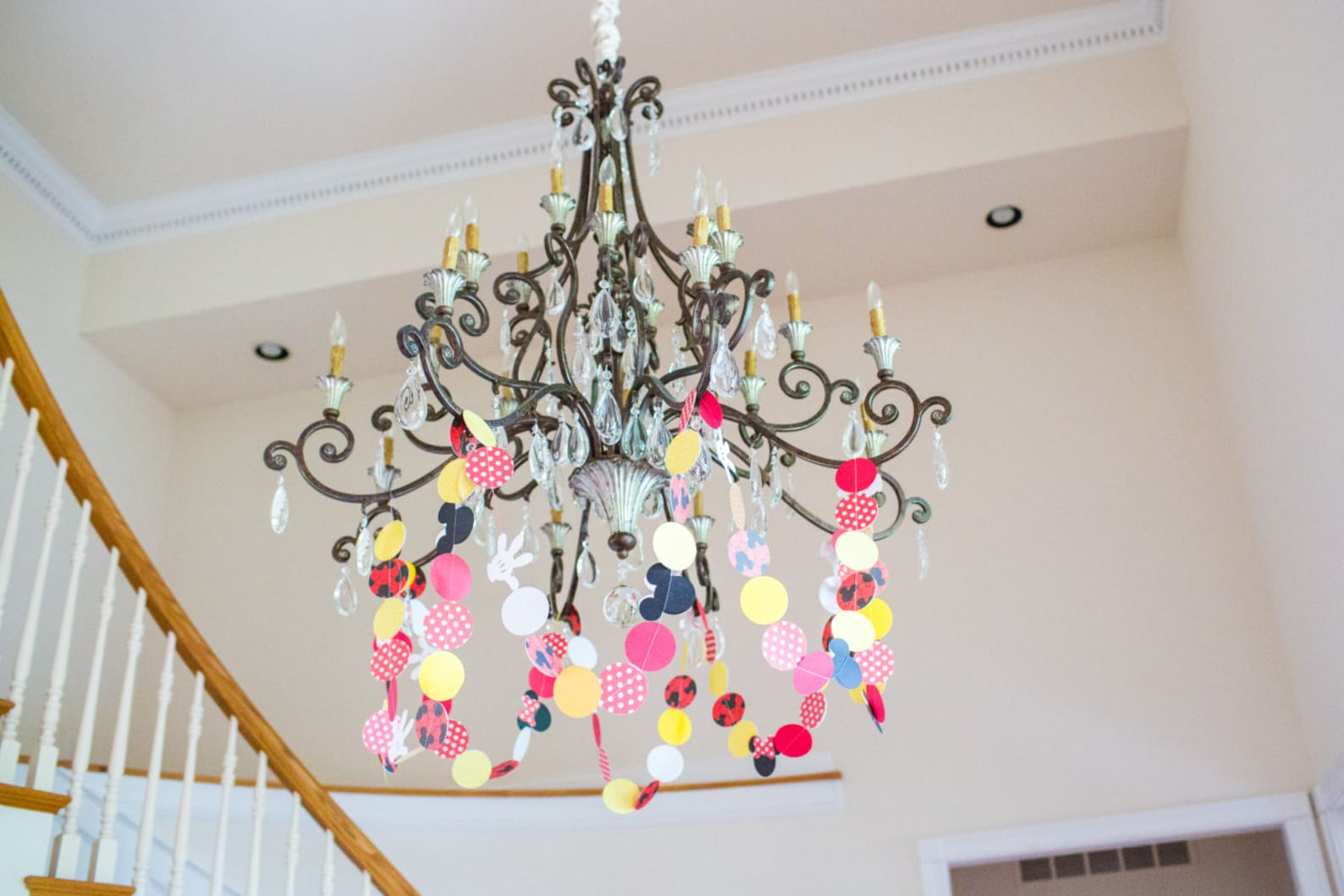 Minnie Paper Garland Mickey Paper Garland Birthday Garland | Etsy