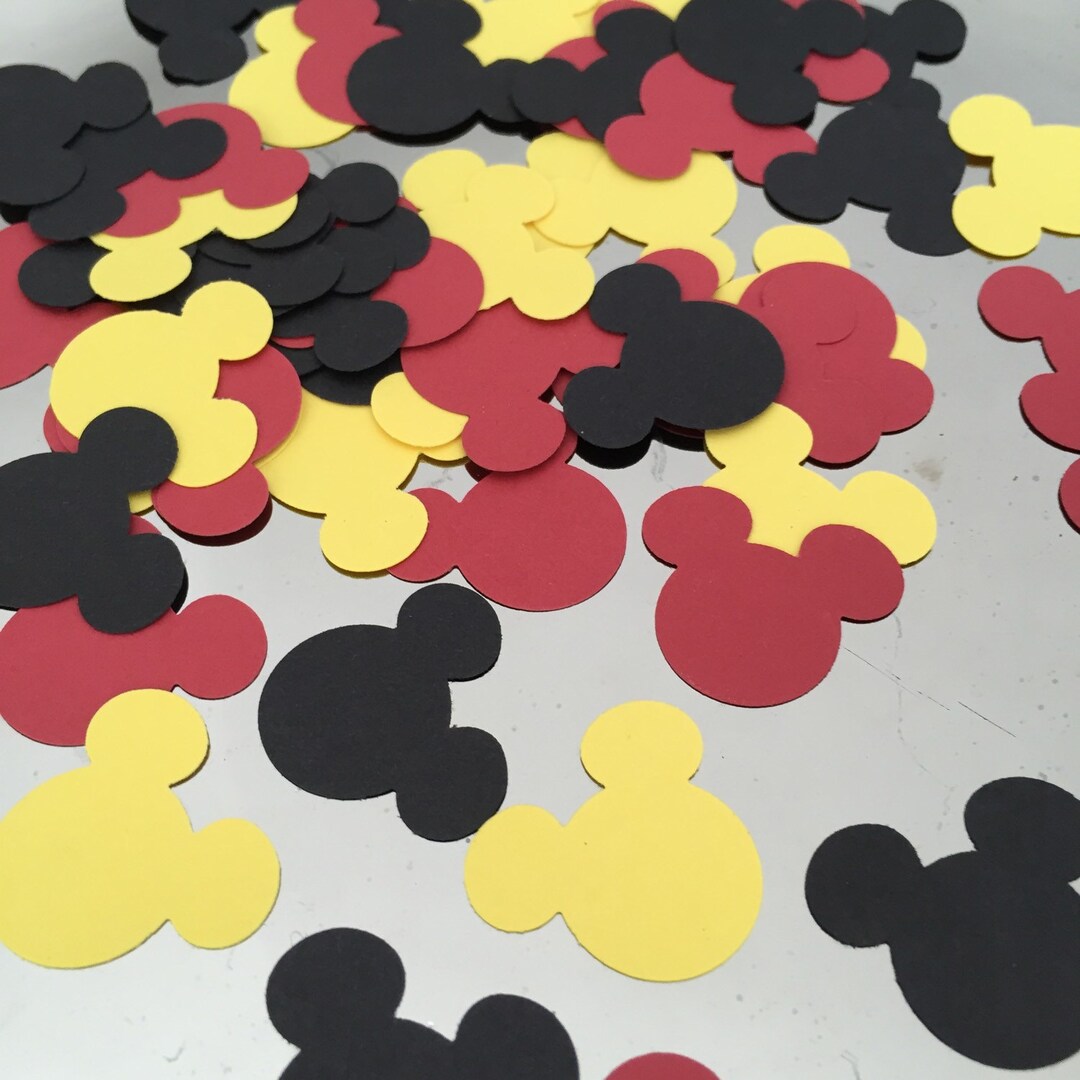Mickey Confetti 100 CT, Mickey Mouse Birthday Party, Minnie Birthday ...