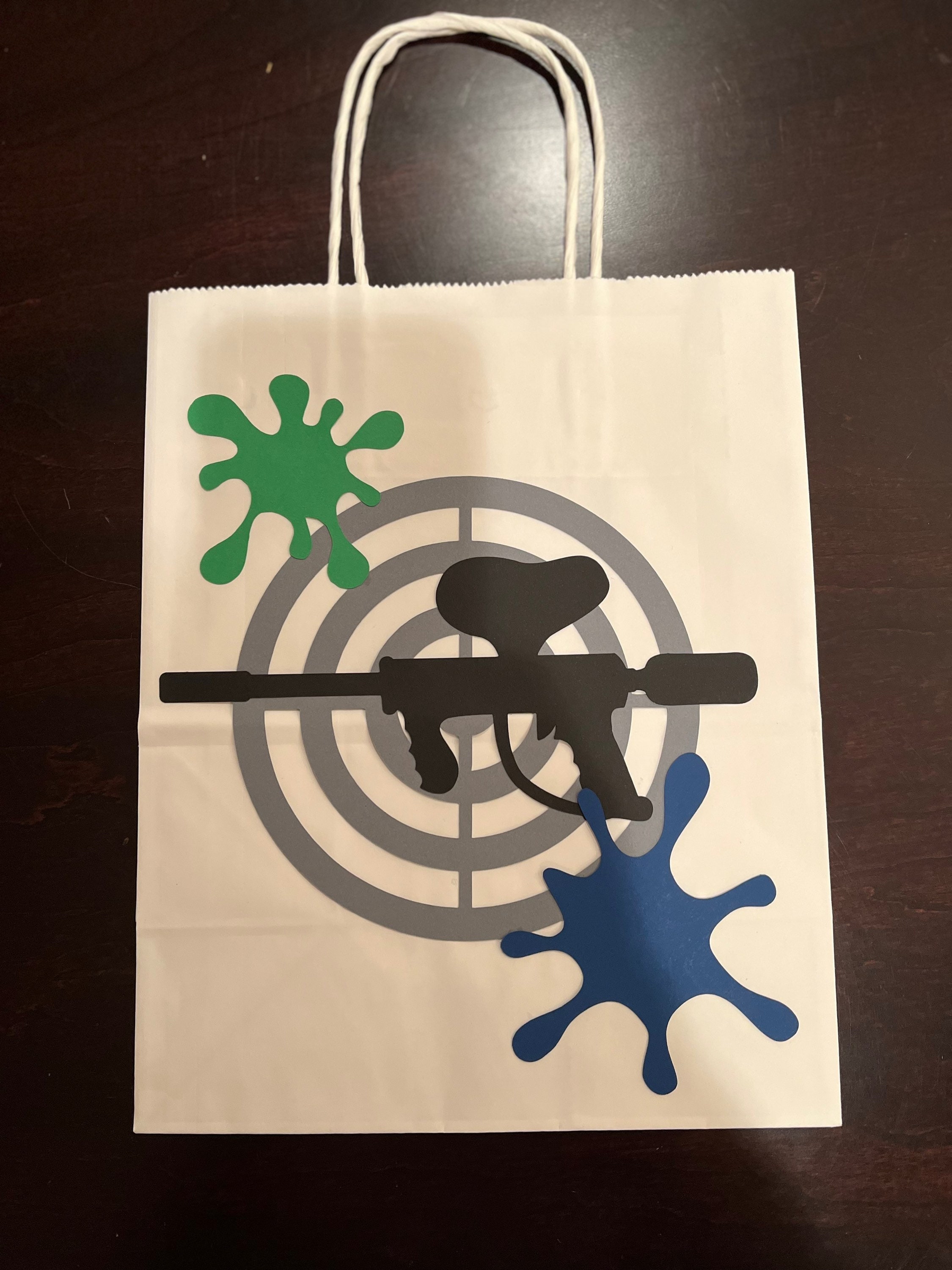 Paintball Party Favor Bags, Target Design, Set of 12 - Etsy