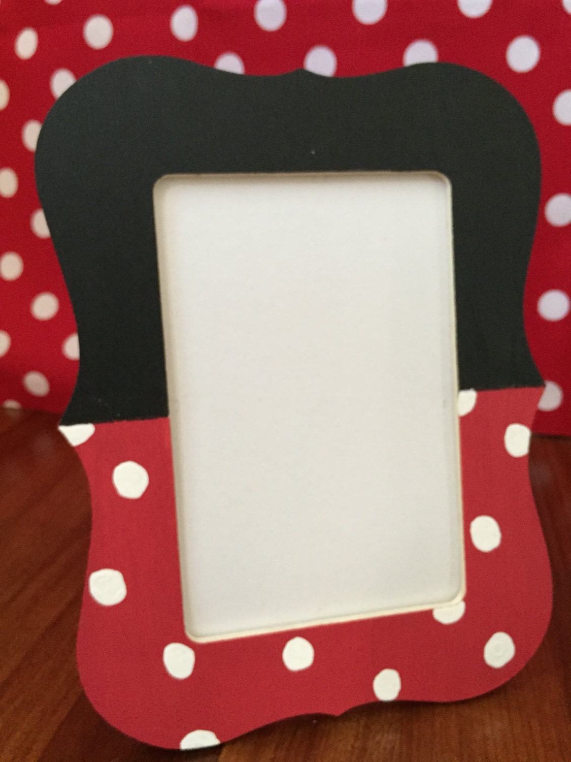 Mickey Mouse or Minnie Mouse Picture Frame - Etsy