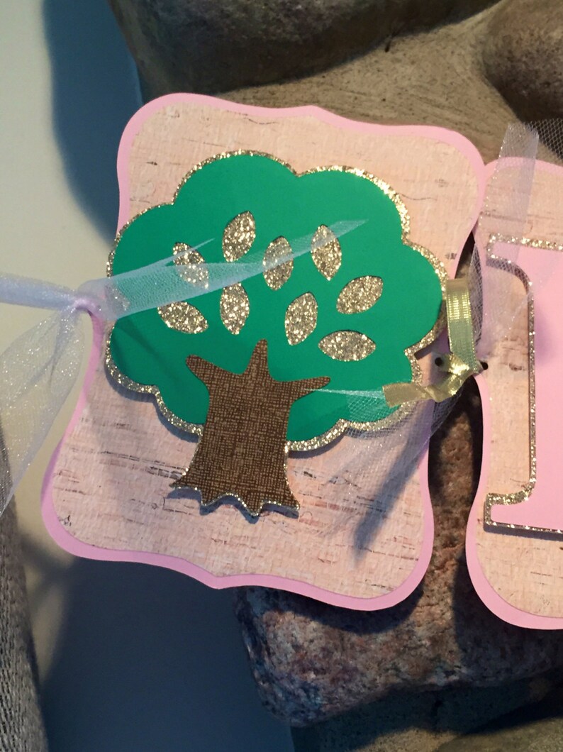 Enchanted Forest Banner Woodland Party Birthday Banner Fairy - Etsy