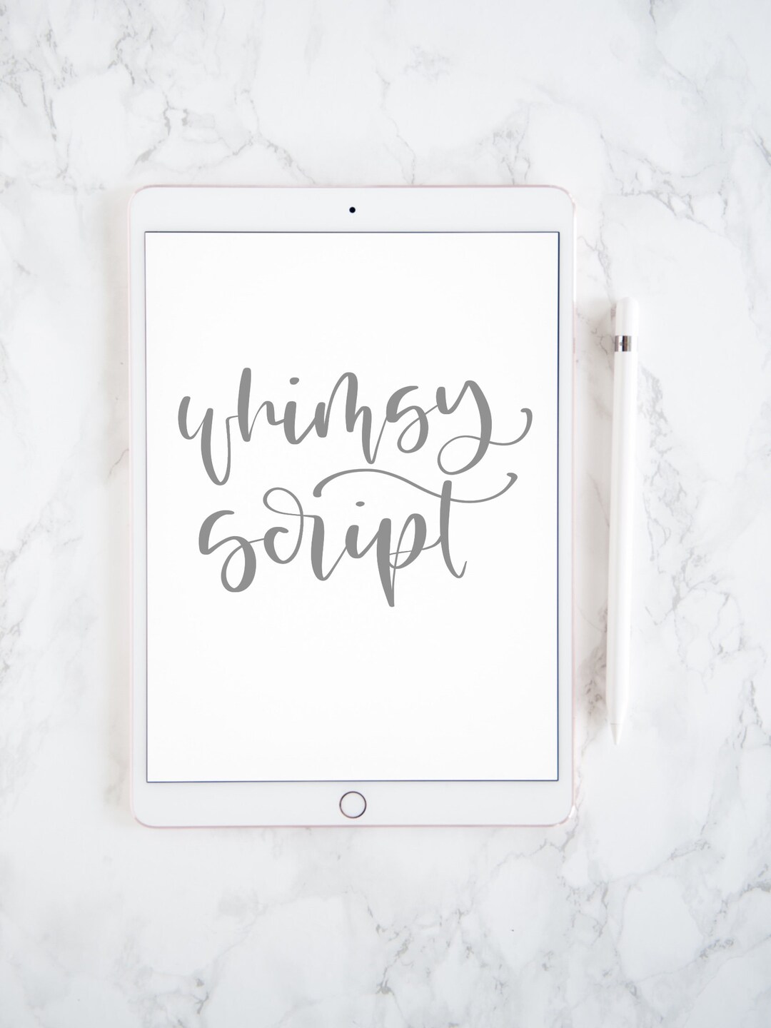 Whimsy Script Procreate Brush - Etsy