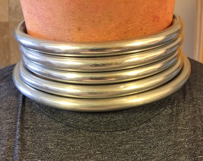 Thick Aluminum Neck Ring - Etsy