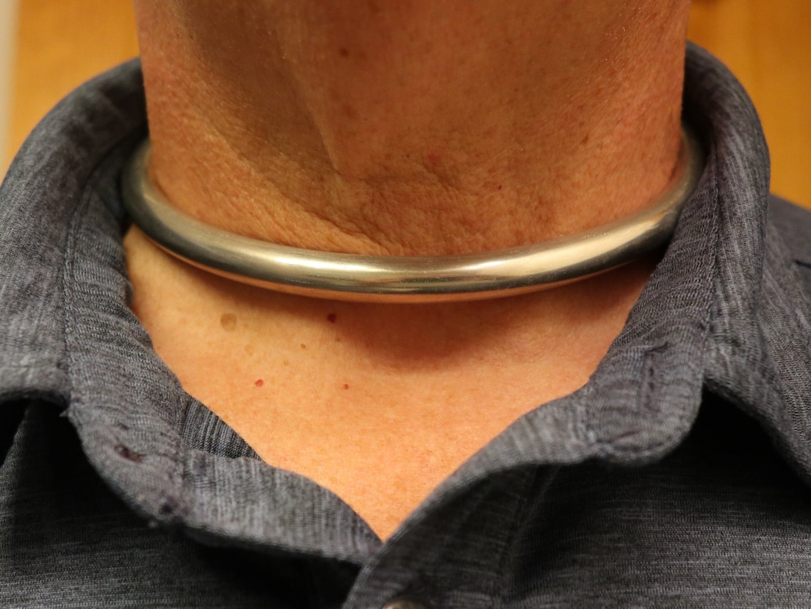 Thick Aluminum Neck Ring - Etsy