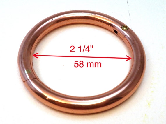 heavy locking bangle bracelet 3908 - Gem