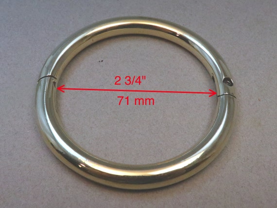 heavy locking bangle bracelet 3908 - Gem