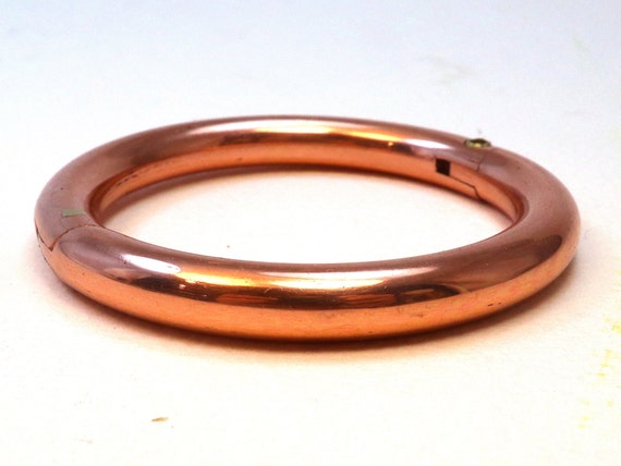 heavy locking bangle bracelet 3908 - Gem