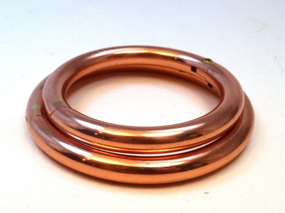 heavy locking bangle bracelet 3908 - Gem