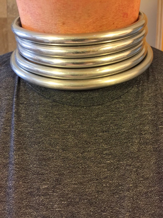 Thick Aluminum Neck Ring - Etsy