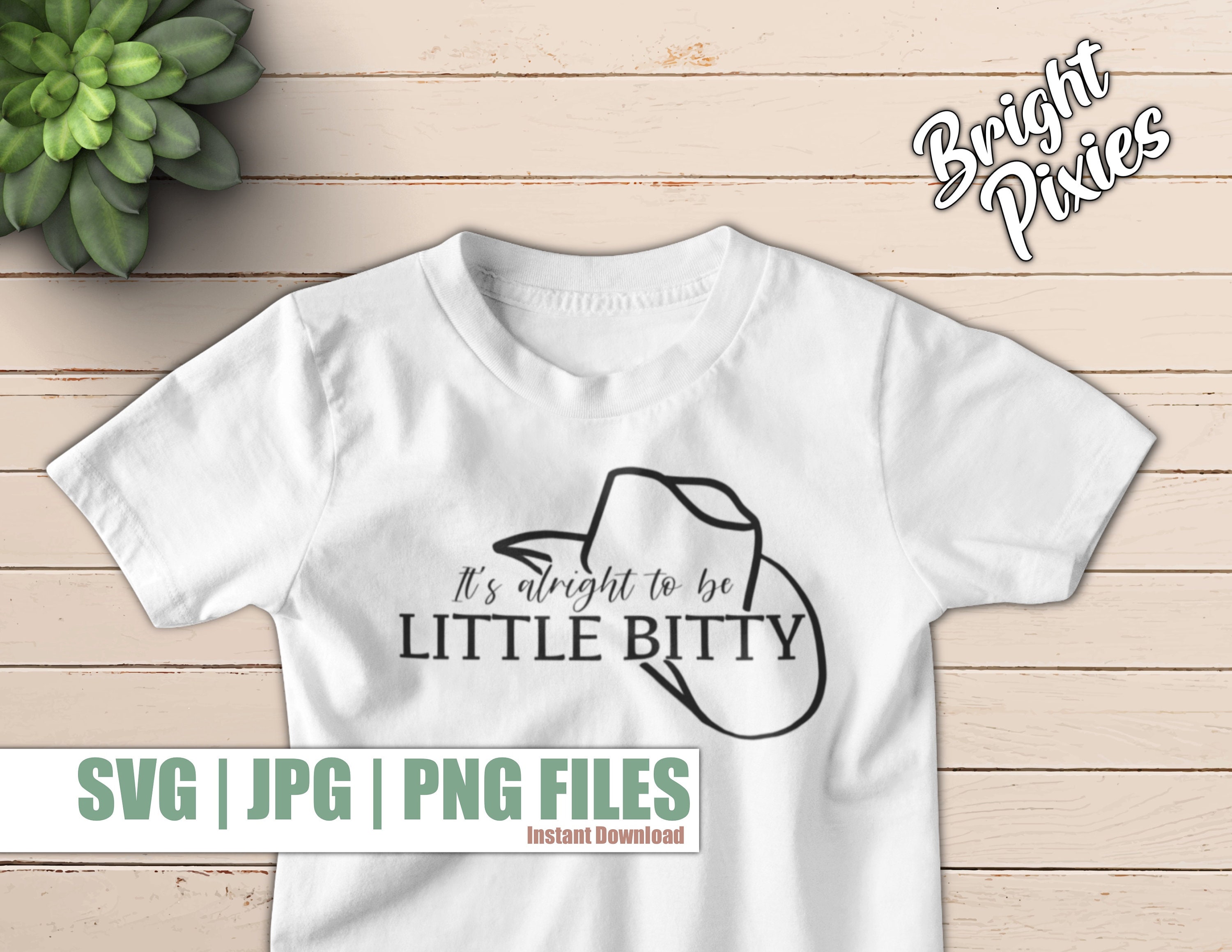 Its Alright to Be Little Bitty SVG, Country Baby Svg, Baby Onesie Svg ...