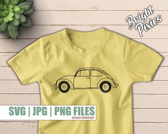 Volkswagen Beetle Svg | Etsy