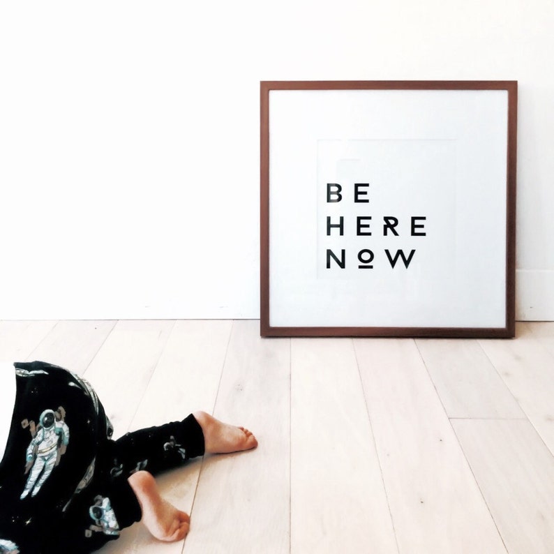 Be Here Now Poster Download - Etsy