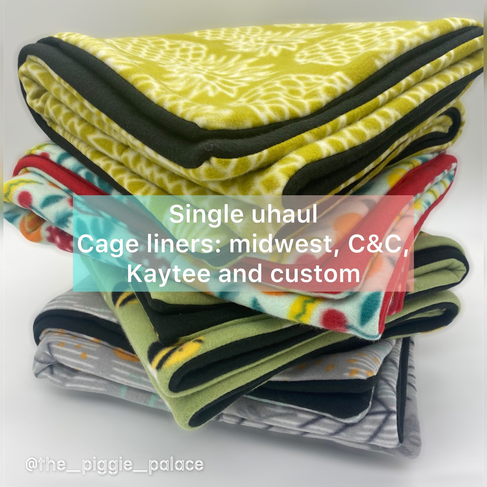 Guinea Pig Cage Liner Fleece Cage Liner Midwest Cage Liner - Etsy