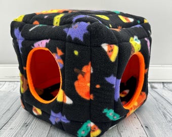 READY TO SHIP Guinea Pig Cuddle Cube Fleece Cuddle Cube Guinea Pig Bed ...