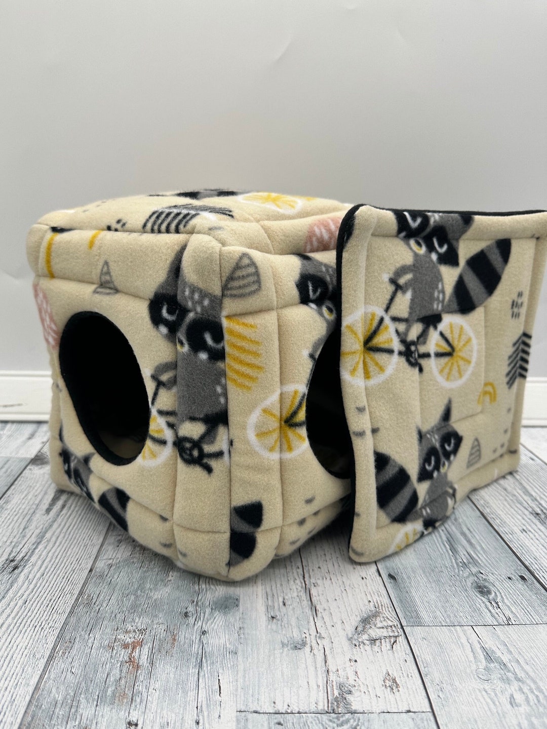 READY TO SHIP Guinea Pig Cuddle Cube Fleece Cuddle Cube Guinea Pig Bed ...