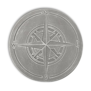 Garden Decoration: Compass Stepping Stone, Compass Rose Statue for ...