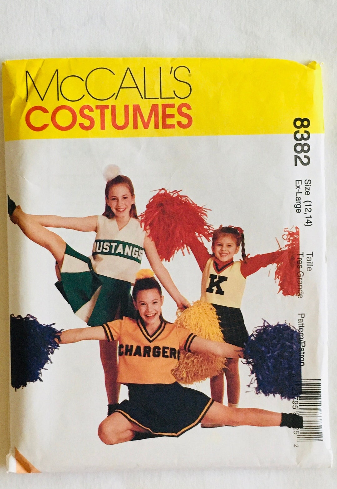Vintage Girl's Cheerleader Pattern/costume Pattern/cheerleading Pattern ...