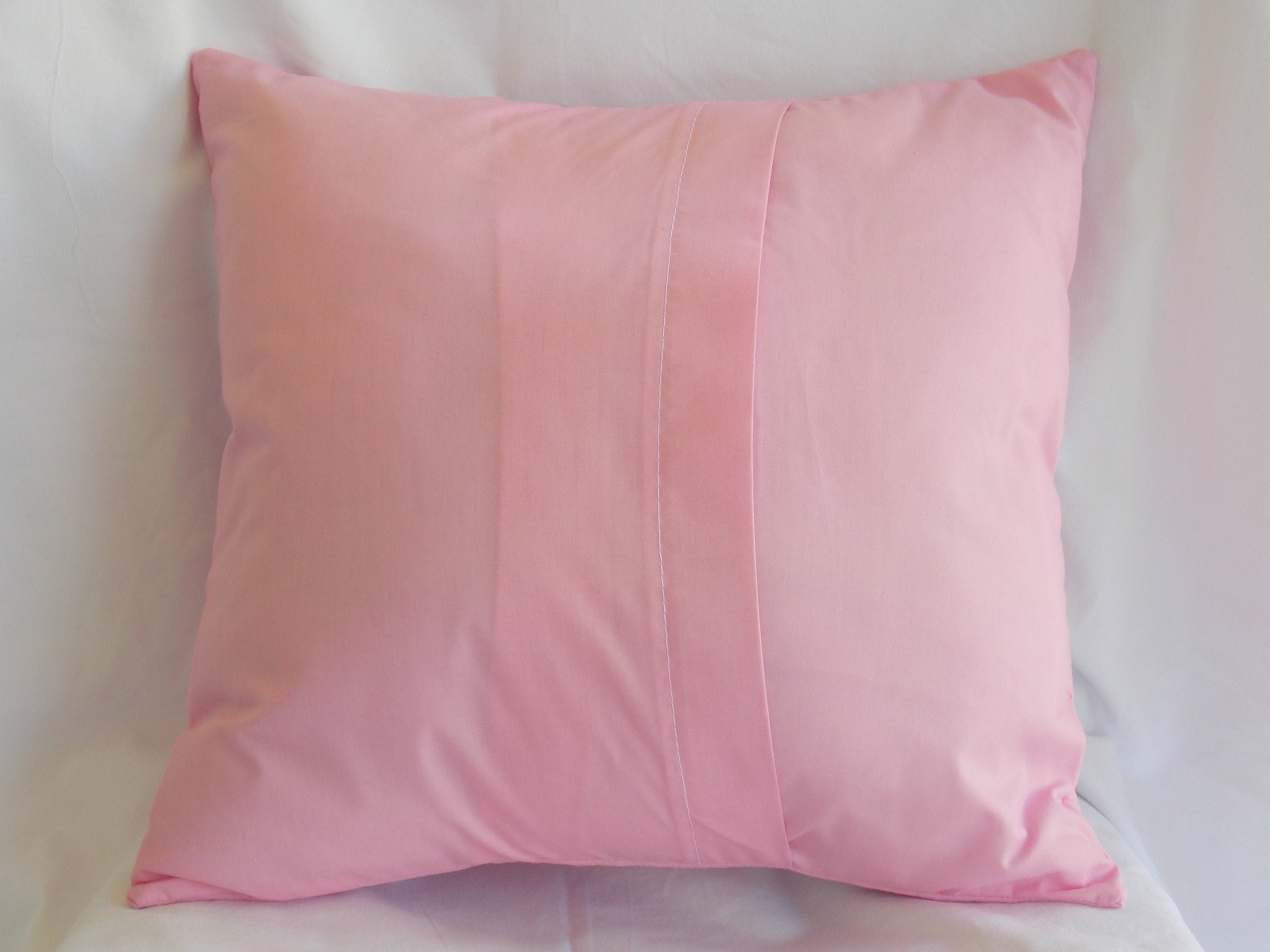 Almohada rosa con yo-yos, almohada rosa con rosetas, almohada con ...