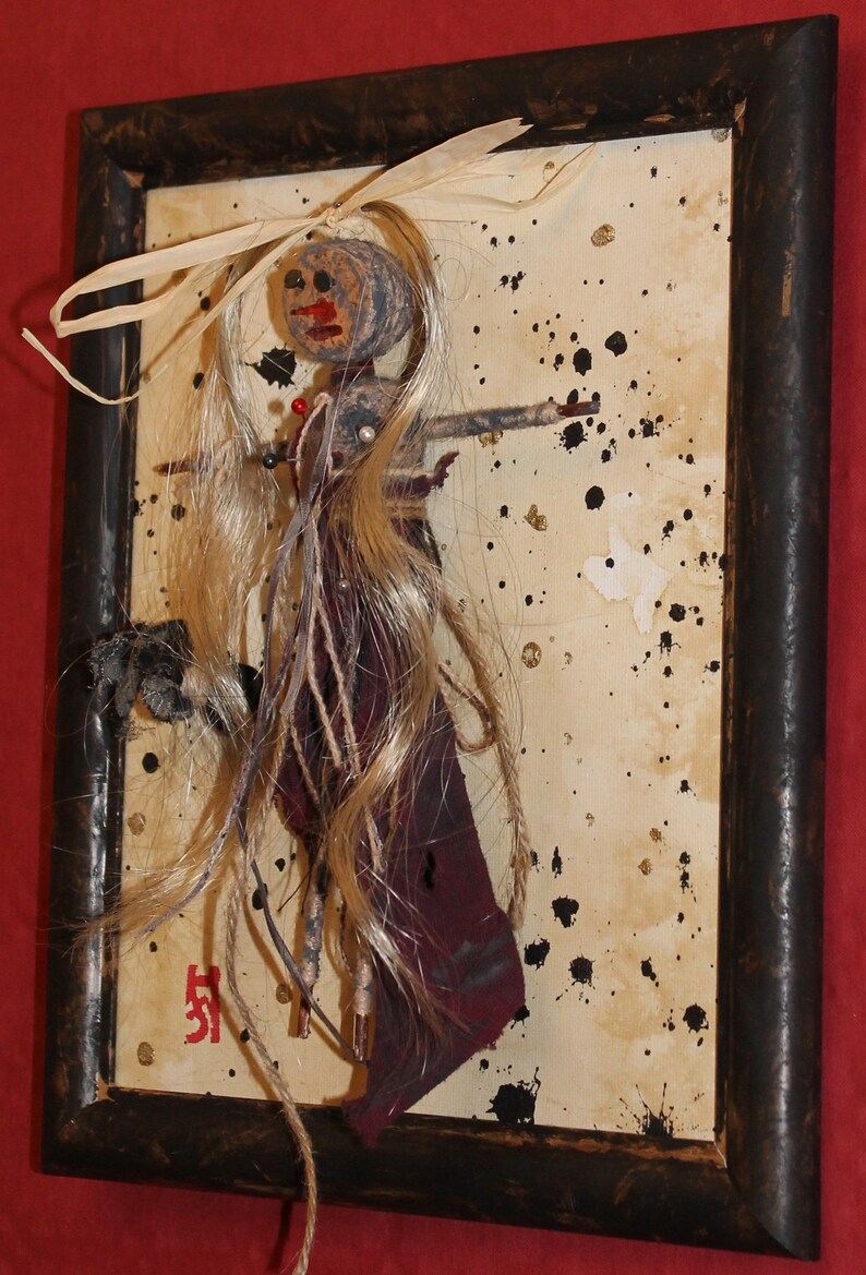 Cleveland Voodoo Doll in Frame - Etsy