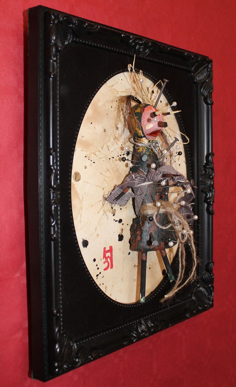 Xella Voodoo Doll in Frame - Etsy