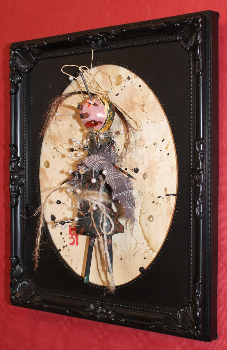 Xella Voodoo Doll in Frame - Etsy