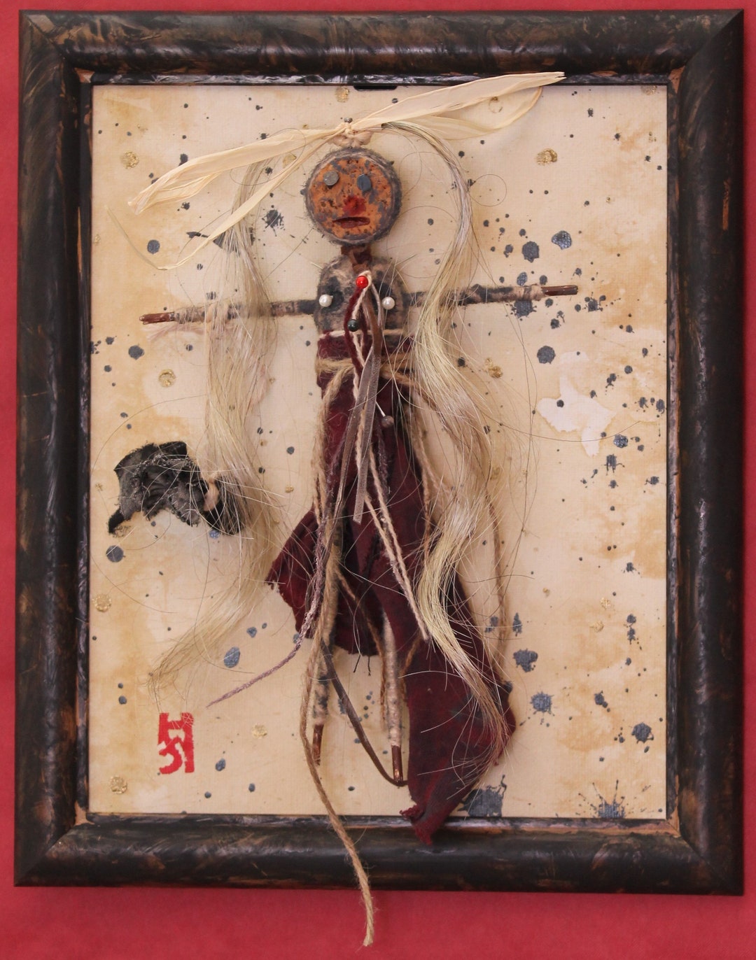 Cleveland Voodoo Doll in Frame - Etsy