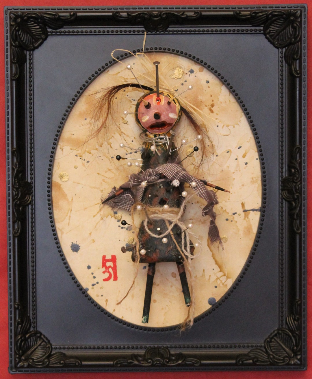 Xella Voodoo Doll in Frame - Etsy