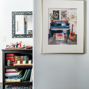 The Music Room Watercolor Prints - Etsy