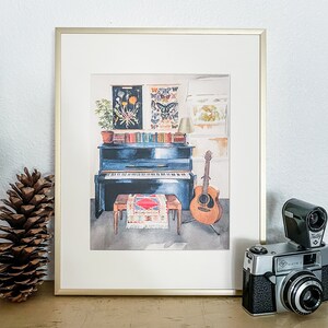 The Music Room Watercolor Prints - Etsy