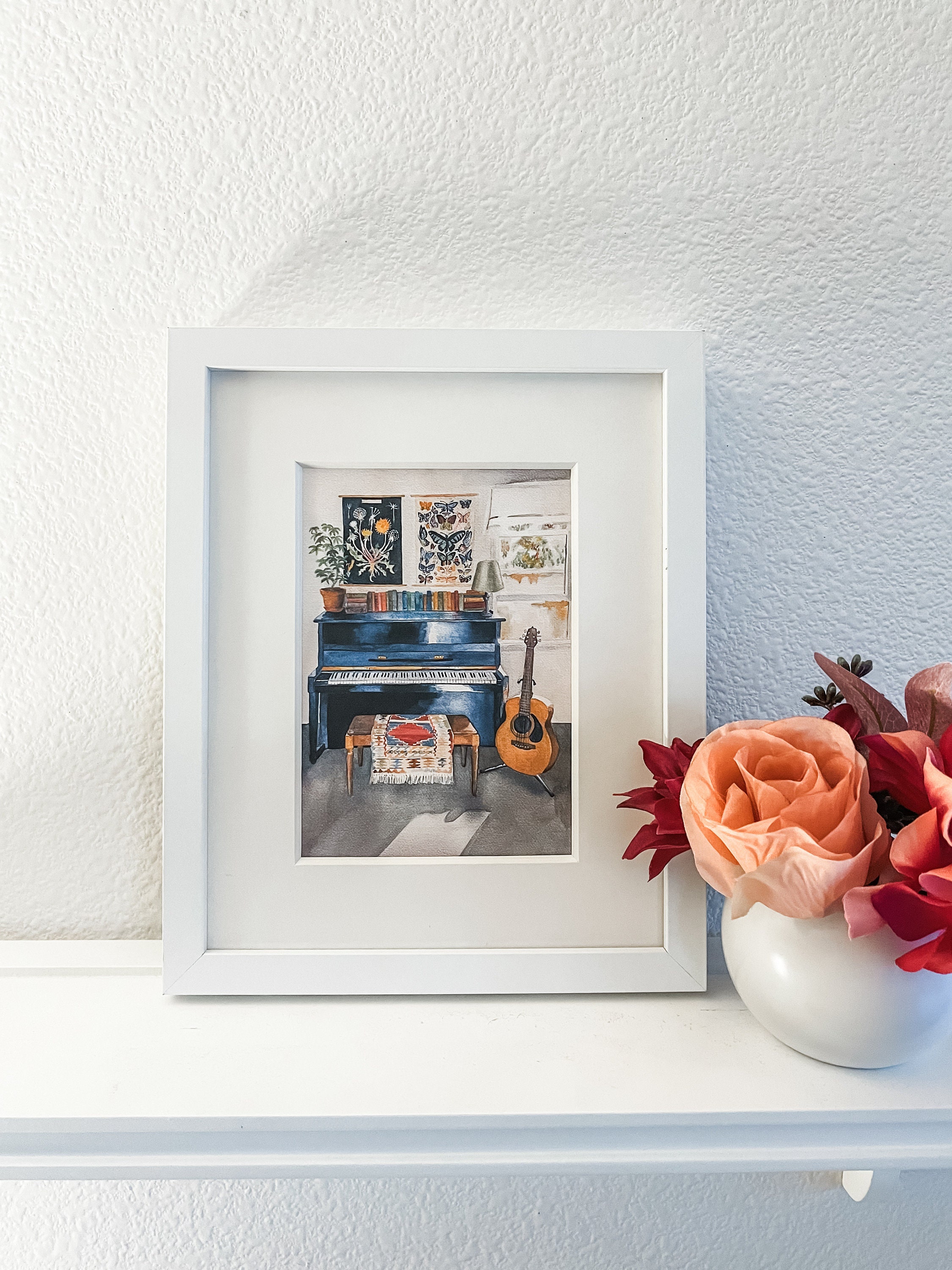 The Music Room Watercolor Prints - Etsy